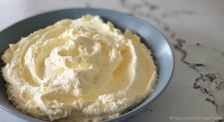 Not too sweet buttercream icing – Nourished Heritage Home