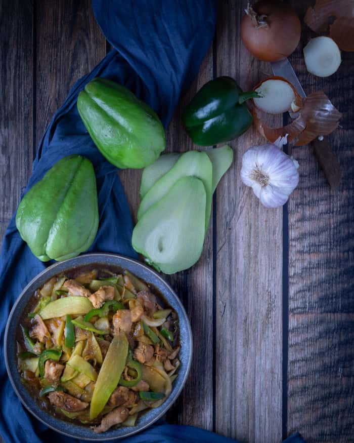 Stir fried choko (Chayote) – Nourished Heritage Home