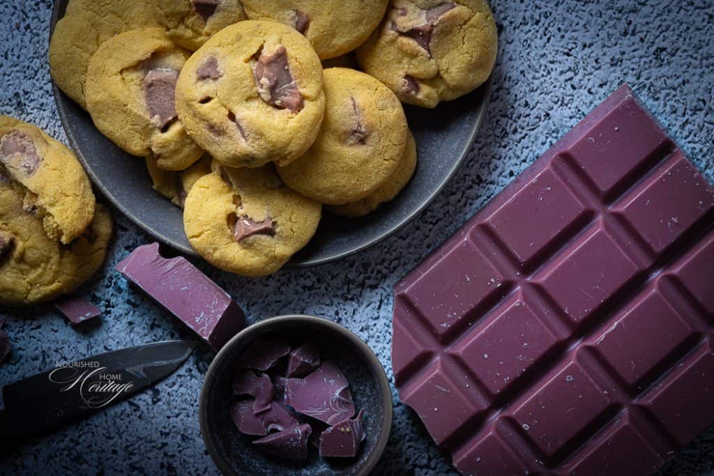 Easy Ruby Chocolate (Cacao) biscuit recipe – Nourished Heritage Home
